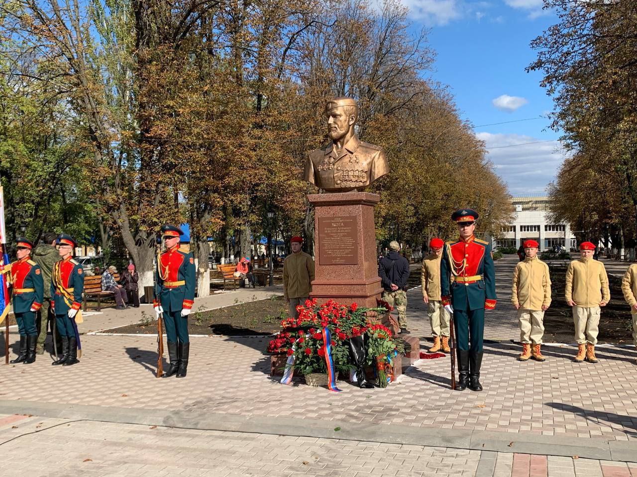 Volodymyr Zhoga – for his “merits” a monument was erected to him in ...
