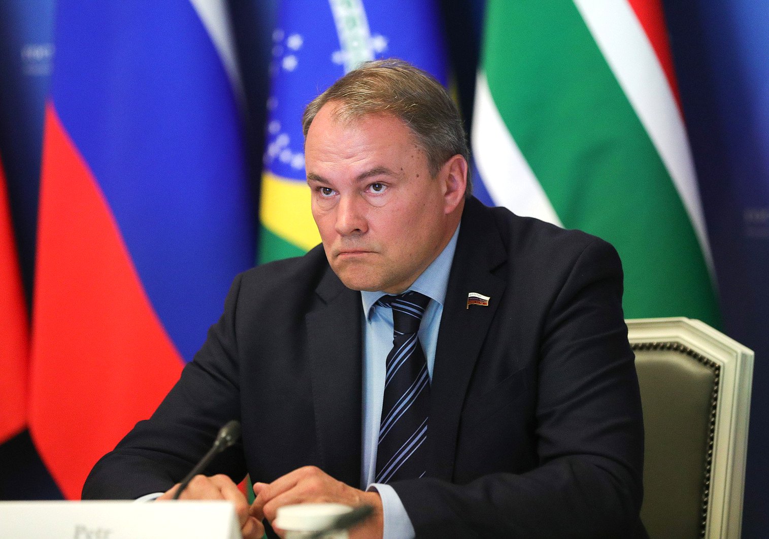 Pyotr Tolstoy, Deputy Chairman of the State Duma of the Russian ...